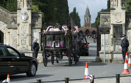 Tia Sharp Funeral Horse Drawn Carriage Editorial Stock Photo - Stock ...