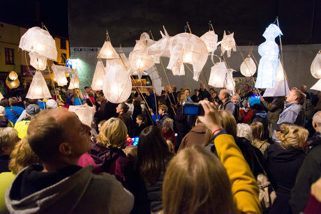 Ulverston Lantern Festival Ulverston Cumbria England Editorial Stock ...