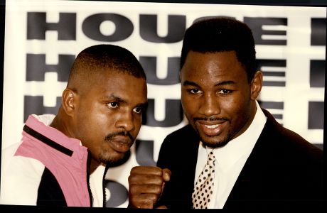 Boxer Donovan Ruddock Left Lennox Lewis Editorial Stock Photo - Stock ...