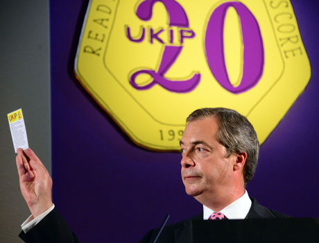 Nigel Farage Mep Ukip Party Leader Editorial Stock Photo - Stock Image ...
