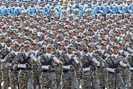 Iranian Soldiers March Editorial Stock Photo - Stock Image | Shutterstock