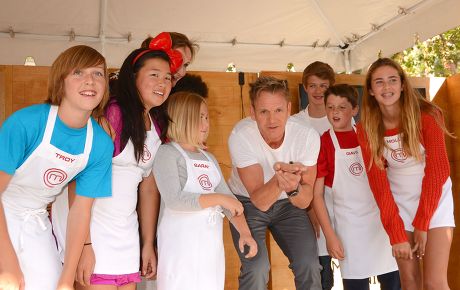 Gordon Ramsay Junior Masterchef Competitors Editorial Stock Photo ...