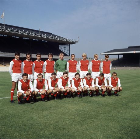 Arsenal Team Group 19691970 Season Highbury Editorial Stock Photo ...