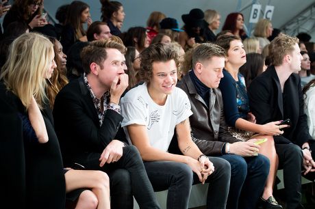 Poppy Delevingne Nick Grimshaw Harry Styles Editorial Stock Photo ...
