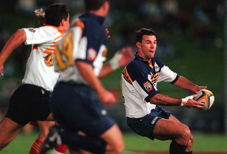 Joe Roff Passes Outside Act Brumbies Editorial Stock Photo - Stock ...