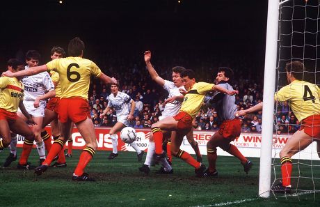 Wilf Rostron Watford Clive Allen Tottenham Editorial Stock Photo ...