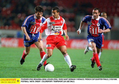 Fournier Psg Benarbia Mon Leguen Psg Editorial Stock Photo - Stock ...