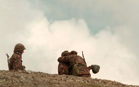 Kla Soldier Embracing His Friend Who Editorial Stock Photo - Stock ...