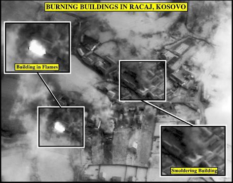 SURVEILLANCE AERIAL PHOTOGRAPHS SHOWING EFFECTS OF BOMB DAMAGE FROM ...
