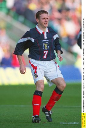 Kevin Gallacher Scot Scotland V Latvia Editorial Stock Photo - Stock ...