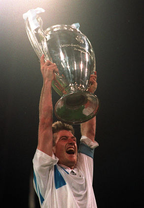 Didier Deschamps Marseille Holds Aloft European Editorial Stock Photo ...