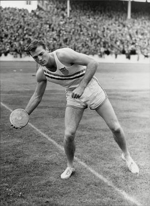 Bob Mathias Australian Decathlete Taking Part Editorial Stock Photo ...