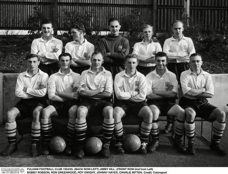 Fulham Football Club 195455 Back Rowleft Editorial Stock Photo - Stock ...