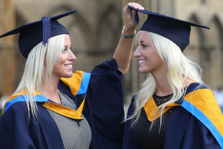 Identical Twins Sam Left Becky Wycherley Editorial Stock Photo - Stock ...