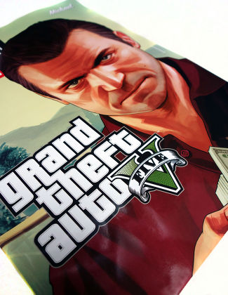 Magazine Advertisement Grand Theft Auto V Editorial Stock Photo - Stock ...