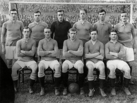 Everton 191314 Back Row Lr Val Editorial Stock Photo - Stock Image ...