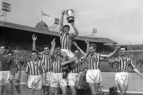 Football 1957 Fa Cup Final Aston Editorial Stock Photo - Stock Image ...
