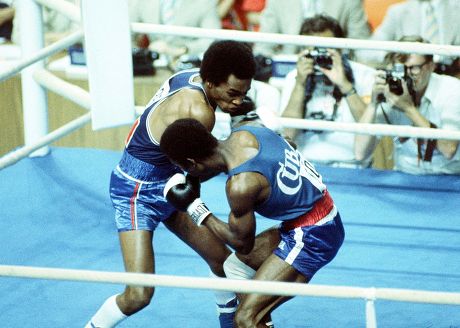 Sugar Ray Leonard Boxing Montreal Olympics Editorial Stock Photo ...