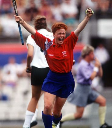 Jane Sixsmith Gbr Celebrates Her Goal Editorial Stock Photo - Stock ...