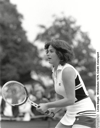 Linda Siegel Wimbledon 1979 Great Britain Editorial Stock Photo - Stock ...