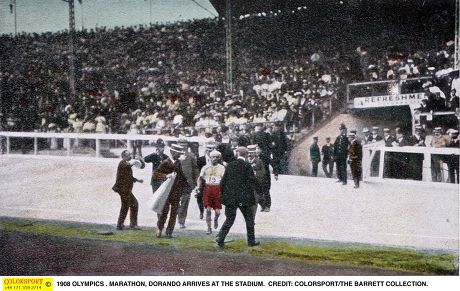 1908 Olympics London Marathon Dorando Pietri Editorial Stock Photo ...