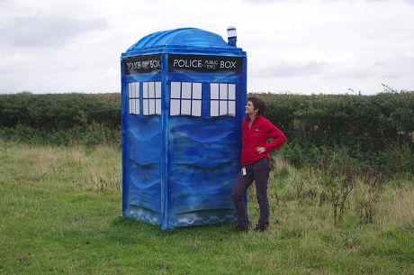 Louise Possegger Tardis Portaloo Editorial Stock Photo - Stock Image ...