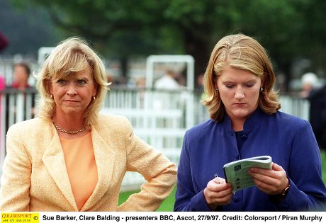 Sue Barker Clare Balding Presenters Bbc Editorial Stock Photo - Stock Image | Shutterstock