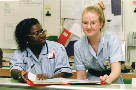 Joyce Mejeh Taija Mykkanen Nurses Both Editorial Stock Photo - Stock ...
