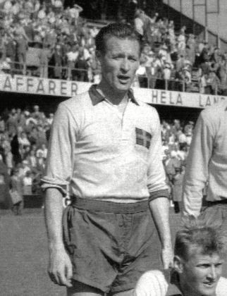 Nils Liedholm Swedens Captain World Cup Editorial Stock Photo - Stock ...