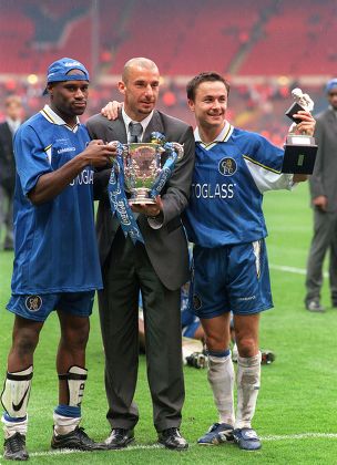 Gianluca Vialli Chelsea Manager Trophy Frank Editorial Stock Photo ...