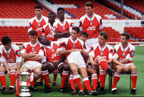 Relaxing After Arsenal Team Photocall 1993 Editorial Stock Photo ...