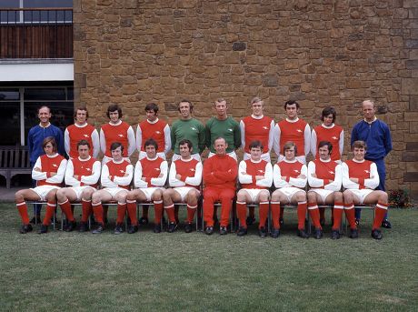 Arsenal Team Group 1970 71 Back Editorial Stock Photo - Stock Image ...