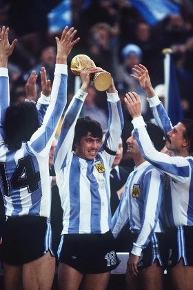 Daniel Passarella Arg Lifts World Cup Editorial Stock Photo - Stock ...