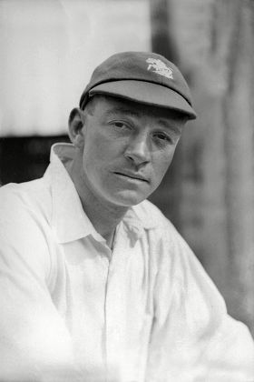 Walter Wally Hammond Gloucestershire England Cricketer Editorial Stock ...