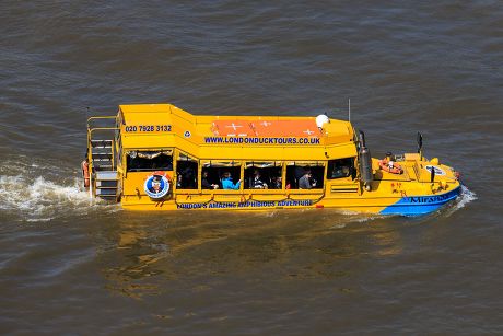 London Duck Tours Amphibious Vehicle On Editorial Stock Photo - Stock ...