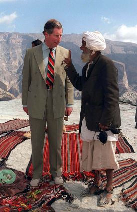 2 Prince charles british royalty tour of middle east 1999 in oman ...