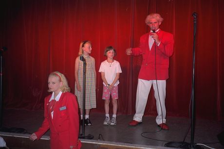 Redcoat Children On Stage Butlins Somerwest Editorial Stock Photo ...