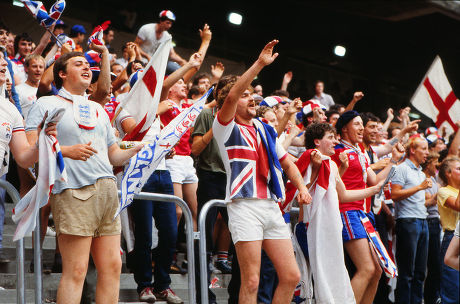 Football England Fans England V Czechoslovakia Editorial Stock Photo ...