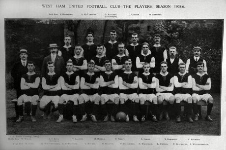 West Ham United Football Club Team Editorial Stock Photo - Stock Image ...