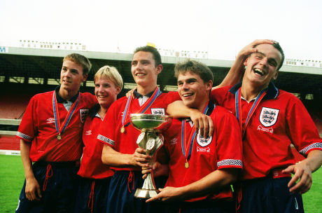 Leeds United Players Celebrate L R Editorial Stock Photo - Stock Image ...