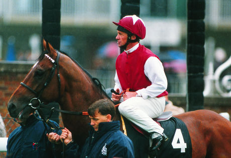 Michael Roberts Jockey On Barathea Horse Editorial Stock Photo - Stock ...