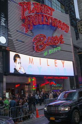 Miley Cyrus Sign Outside Planet Hollywood Editorial Stock Photo - Stock ...