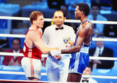 Boxing 1992 Barcelona Olympics Mens Welterweight Editorial Stock Photo ...