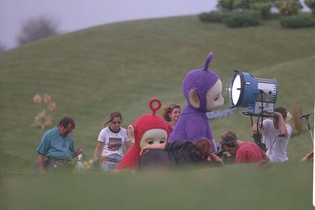 Teletubbies Tv Show Filming Near Stratford Editorial Stock Photo ...