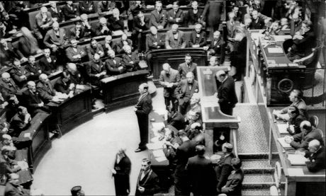 Edouard Daladier French Prime Minister Making Editorial Stock Photo ...
