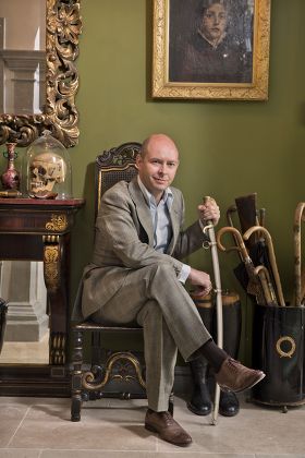 Antiques Roadshow expert Marc Allum at home, St Mary's House ...