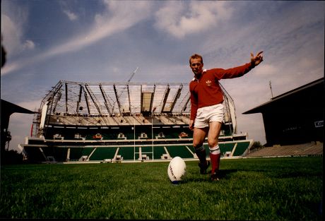 Rugby Union Player Paul Thorburn Kick Editorial Stock Photo - Stock ...