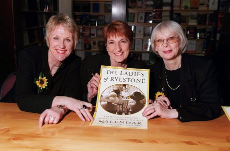 2 Angela baker (miss february) and beryl bamforth (miss january) Stock ...