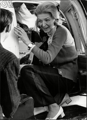 Actress Aviator Sheila Scott Heathrow Before Editorial Stock Photo ...