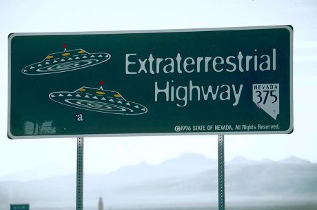 Road Sign Extraterrestrial Highway Editorial Stock Photo - Stock Image ...
